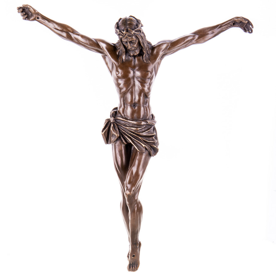 Bronze Figur "Jesus" 71x62x13cm